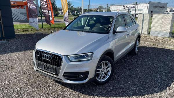 Grey Audi Q3 2012 in Marijampole, with an engine capacity of 1.97 L and mileage of 209 thousand km for 10490 €, photo 1 on AUTOMOTO.COM.LV