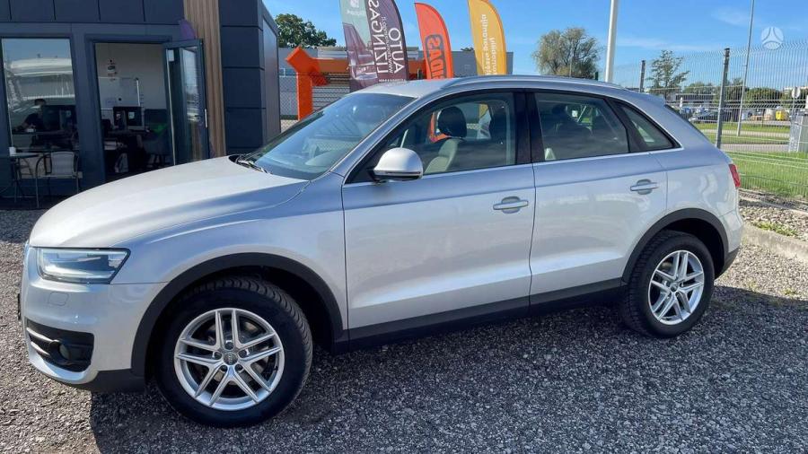 Grey Audi Q3 2012 in Marijampole, with an engine capacity of 1.97 L and mileage of 209 thousand km for 10490 €, photo 14 on AUTOMOTO.COM.LV