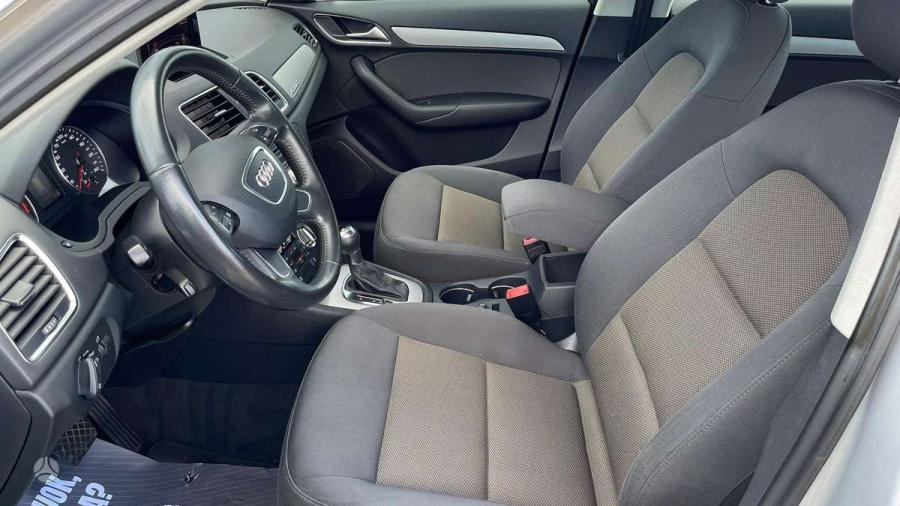 Grey Audi Q3 2012 in Marijampole, with an engine capacity of 1.97 L and mileage of 209 thousand km for 10490 €, photo 30 on AUTOMOTO.COM.LV