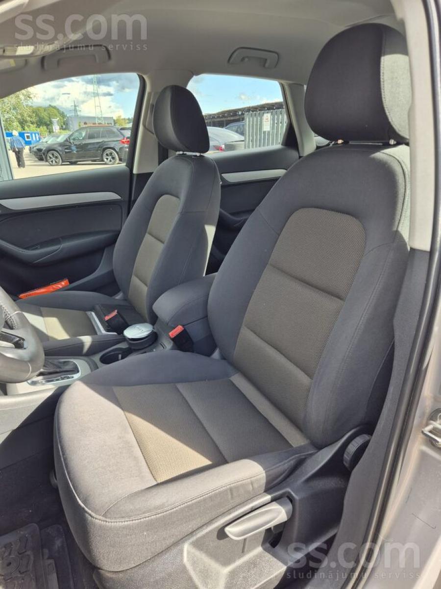 Pelēks Audi Q3 2012 Rīga, ar dzinēja tilpumu 2.00 L un nobraukumu 147 tūkst. km par 9990 €, foto 14 vietnē AUTOMOTO.COM.LV