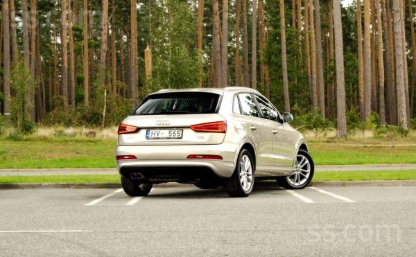 Pelēks Audi Q3 2012 Rīga, ar dzinēja tilpumu 2.00 L un nobraukumu 147 tūkst. km par 9990 €, foto 7 vietnē AUTOMOTO.COM.LV