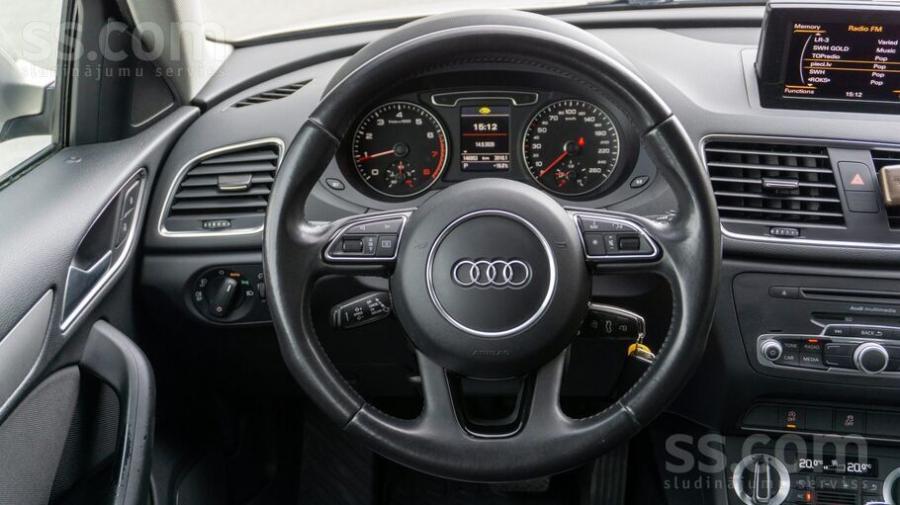 Grey Audi Q3 2012 in Riga, with an engine capacity of 2.00 L and mileage of 147 thousand km for 9990 €, photo 15 on AUTOMOTO.COM.LV