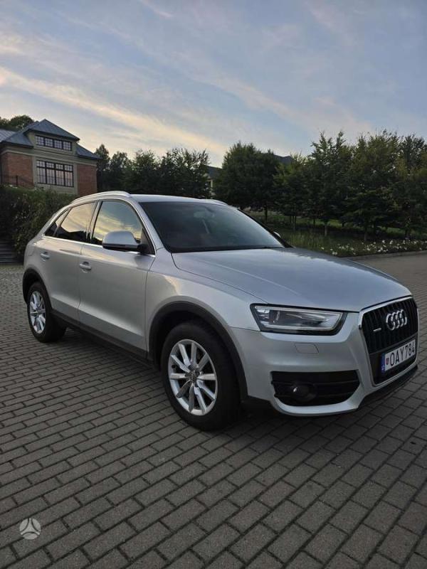 Grey Audi Q3 2012 in Vilnius, with an engine capacity of 1.97 L and mileage of 249 thousand km for 10950 €, photo 3 on AUTOMOTO.COM.LV