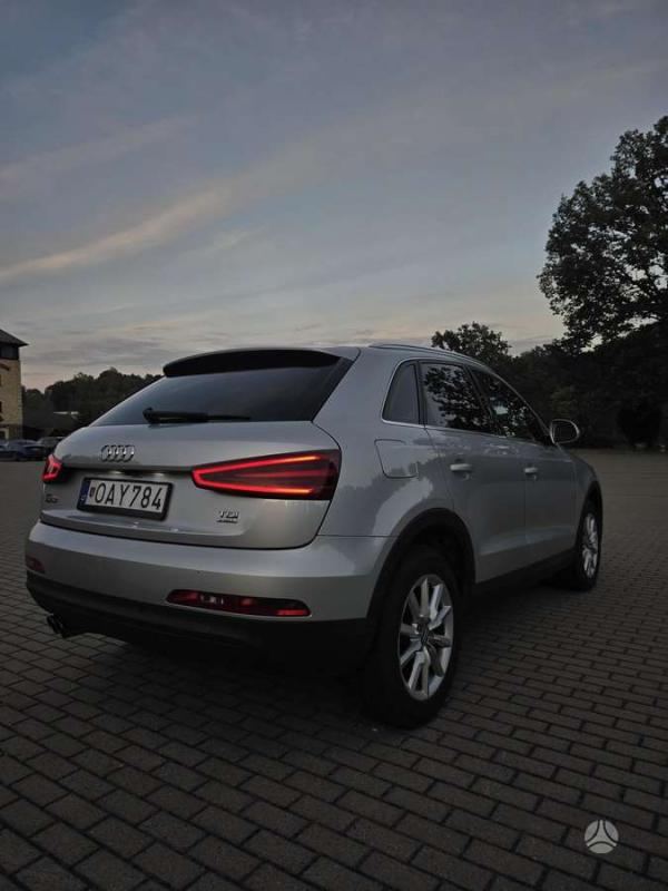 Grey Audi Q3 2012 in Vilnius, with an engine capacity of 1.97 L and mileage of 249 thousand km for 10950 €, photo 10 on AUTOMOTO.COM.LV