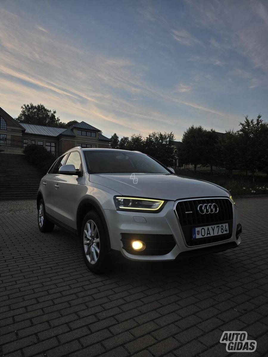 Pelēks Audi Q3 2012 Viļņa, ar dzinēja tilpumu 2.00 L un nobraukumu 240 tūkst. km par 9999 €, foto 1 vietnē AUTOMOTO.COM.LV