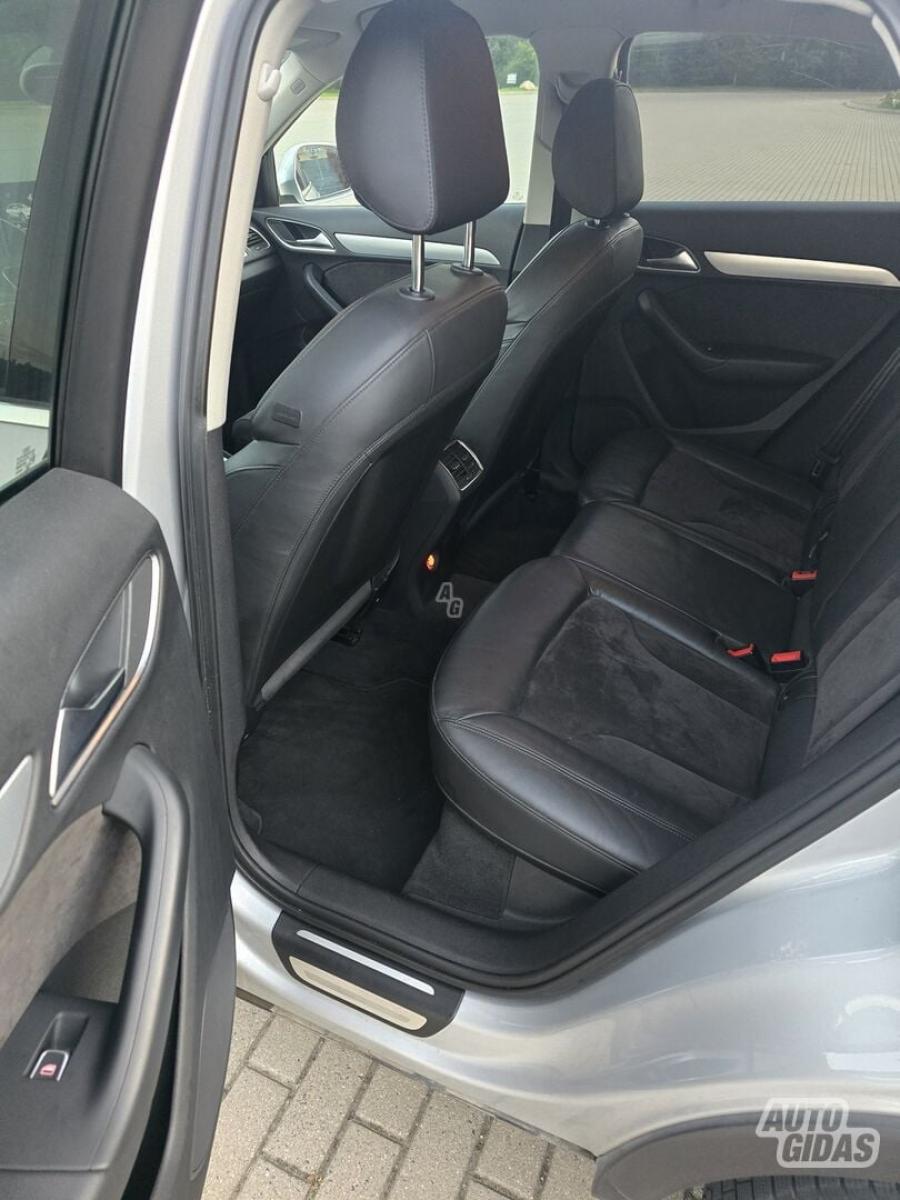 Pelēks Audi Q3 2012 Viļņa, ar dzinēja tilpumu 2.00 L un nobraukumu 240 tūkst. km par 9999 €, foto 14 vietnē AUTOMOTO.COM.LV