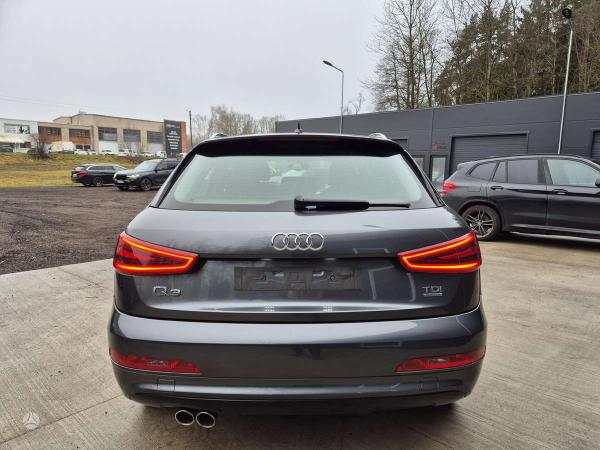 Grey Audi Q3 2013 in Utena, with an engine capacity of 1.97 L and mileage of 267 thousand km for 10990 €, photo 8 on AUTOMOTO.COM.LV