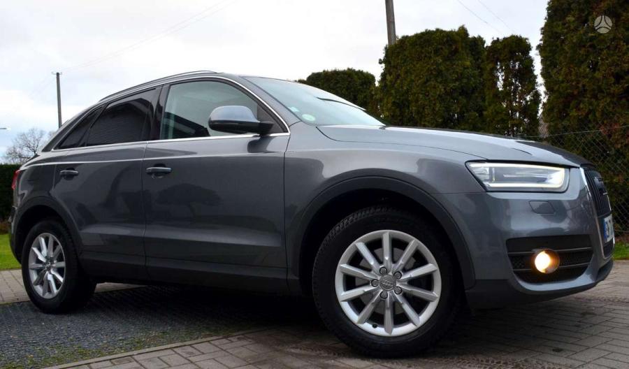Pelēks Audi Q3 2013 Kauņa, ar dzinēja tilpumu 2.00 L un nobraukumu 179 tūkst. km par 10500 €, foto 14 vietnē AUTOMOTO.COM.LV
