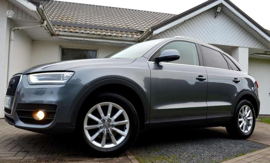 Pelēks Audi Q3 2013 Kauņa, ar dzinēja tilpumu 2.00 L un nobraukumu 179 tūkst. km par 10500 €, foto 16 vietnē AUTOMOTO.COM.LV