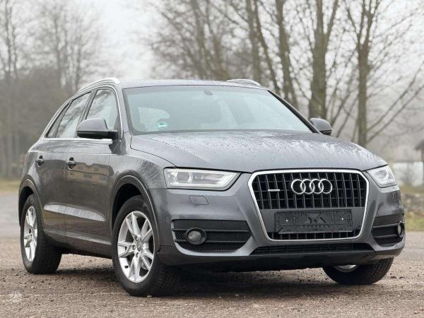 Grey Audi Q3 2013 in Utena, with an engine capacity of 1.97 L and mileage of 266 thousand km for 10990 €, photo 3 on AUTOMOTO.COM.LV