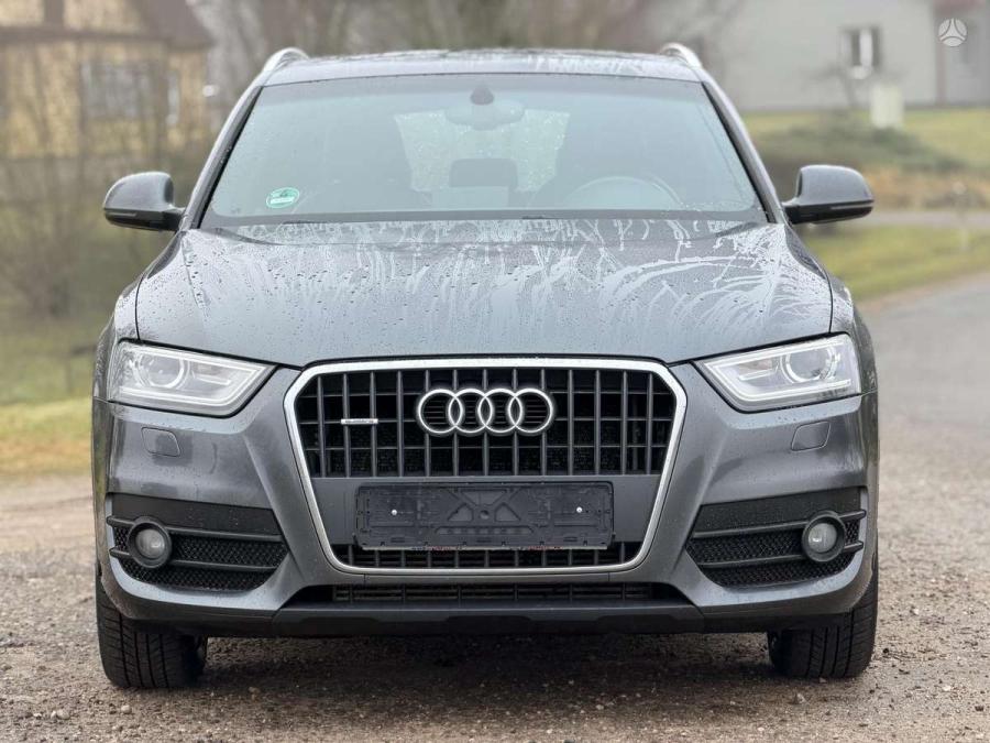 Grey Audi Q3 2013 in Utena, with an engine capacity of 1.97 L and mileage of 266 thousand km for 10990 €, photo 4 on AUTOMOTO.COM.LV