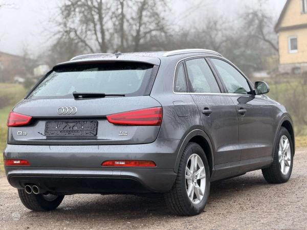Grey Audi Q3 2013 in Utena, with an engine capacity of 1.97 L and mileage of 266 thousand km for 10990 €, photo 7 on AUTOMOTO.COM.LV