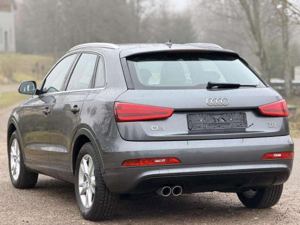 Grey Audi Q3 2013 in Utena, with an engine capacity of 1.97 L and mileage of 266 thousand km for 10990 €, photo 8 on AUTOMOTO.COM.LV