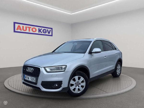 Grey Audi Q3 2013 in Kaunas, with an engine capacity of 2.00 L and mileage of 296 thousand km for 10999 €, photo 1 on AUTOMOTO.COM.LV