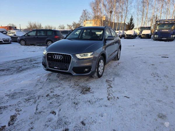 Pelēks Audi Q3 2013 Ukmergė, ar dzinēja tilpumu 1.97 L un nobraukumu 285 tūkst. km par 10250 €, foto 1 vietnē AUTOMOTO.COM.LV