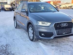 Grey Audi Q3 2013 in Ukmerge, with an engine capacity of 1.97 L and mileage of 285 thousand km for 10250 €, photo 3 on AUTOMOTO.COM.LV