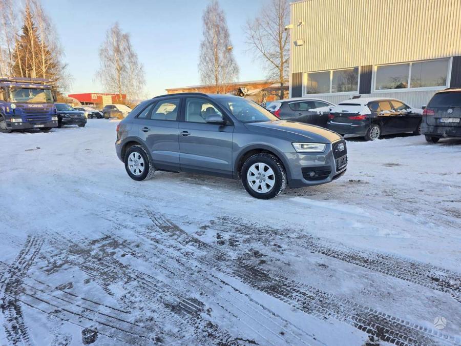 Grey Audi Q3 2013 in Ukmerge, with an engine capacity of 1.97 L and mileage of 285 thousand km for 10250 €, photo 6 on AUTOMOTO.COM.LV