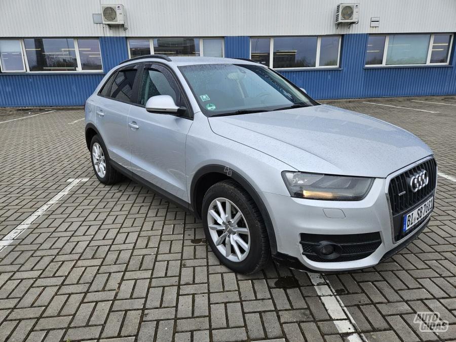 Grey Audi Q3 2013 in Panevezys, with an engine capacity of 2.00 L and mileage of 241 thousand km for 8700 €, photo 3 on AUTOMOTO.COM.LV