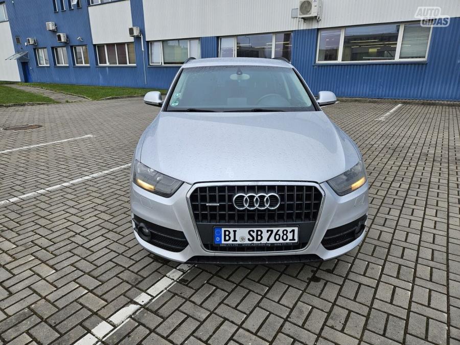 Grey Audi Q3 2013 in Panevezys, with an engine capacity of 2.00 L and mileage of 241 thousand km for 8700 €, photo 4 on AUTOMOTO.COM.LV