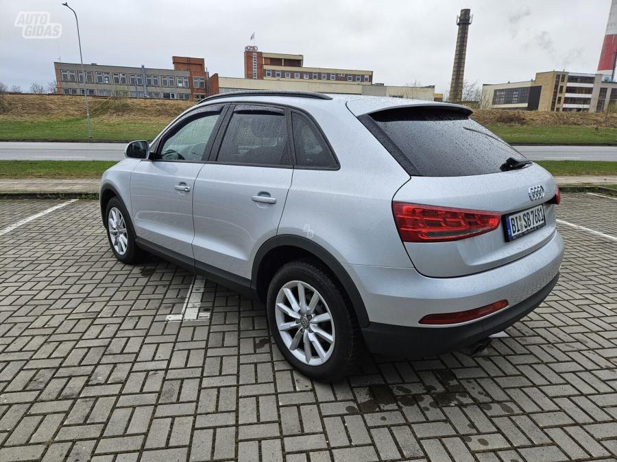 Grey Audi Q3 2013 in Panevezys, with an engine capacity of 2.00 L and mileage of 241 thousand km for 8700 €, photo 7 on AUTOMOTO.COM.LV