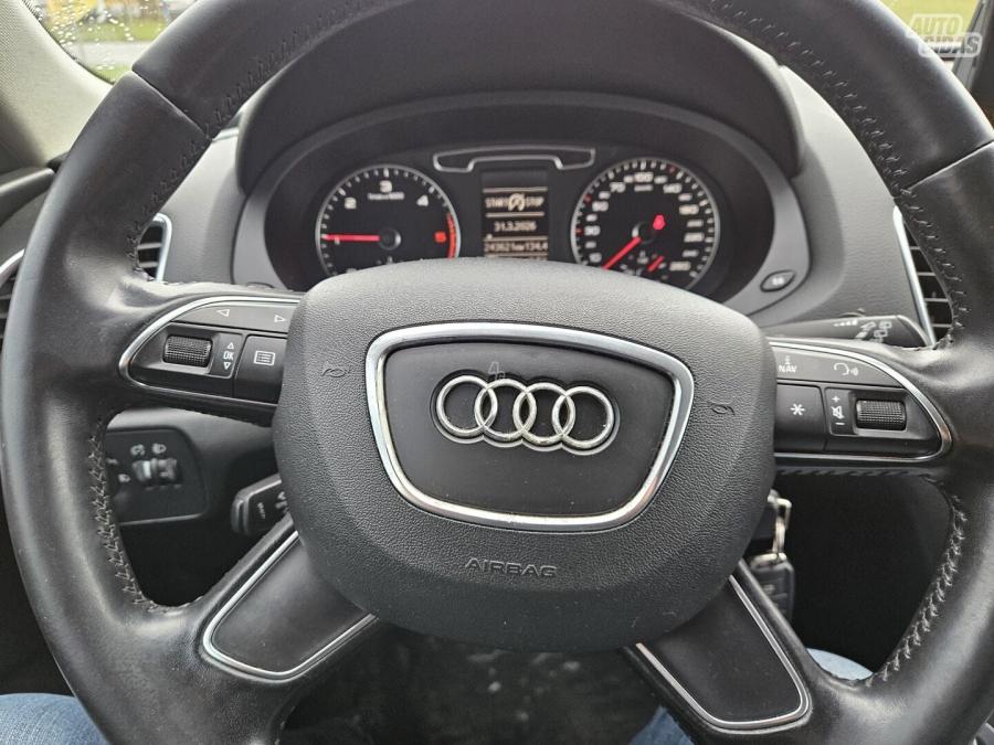 Grey Audi Q3 2013 in Panevezys, with an engine capacity of 2.00 L and mileage of 241 thousand km for 8700 €, photo 11 on AUTOMOTO.COM.LV