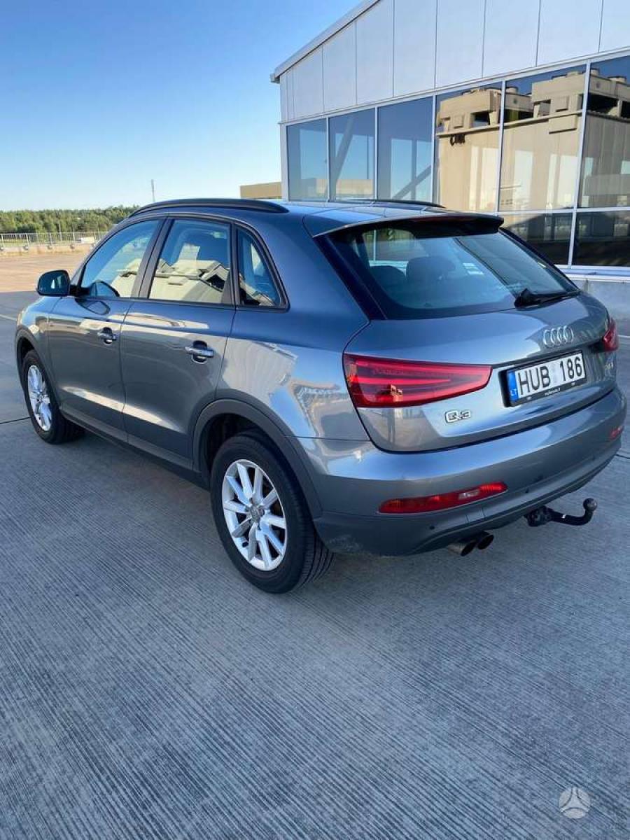 Pelēks Audi Q3 2013 Viļņa, ar dzinēja tilpumu 1.97 L un nobraukumu 234 tūkst. km par 9490 €, foto 3 vietnē AUTOMOTO.COM.LV