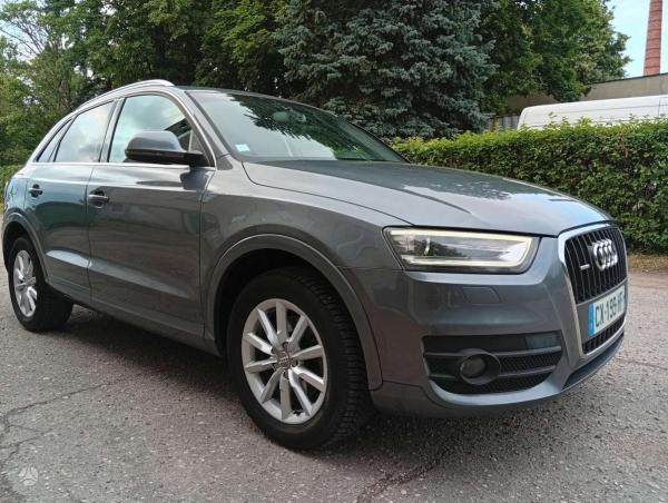 Pelēks Audi Q3 2013 Jurbarkas, ar dzinēja tilpumu 1.97 L un nobraukumu 289 tūkst. km par 8950 €, foto 3 vietnē AUTOMOTO.COM.LV