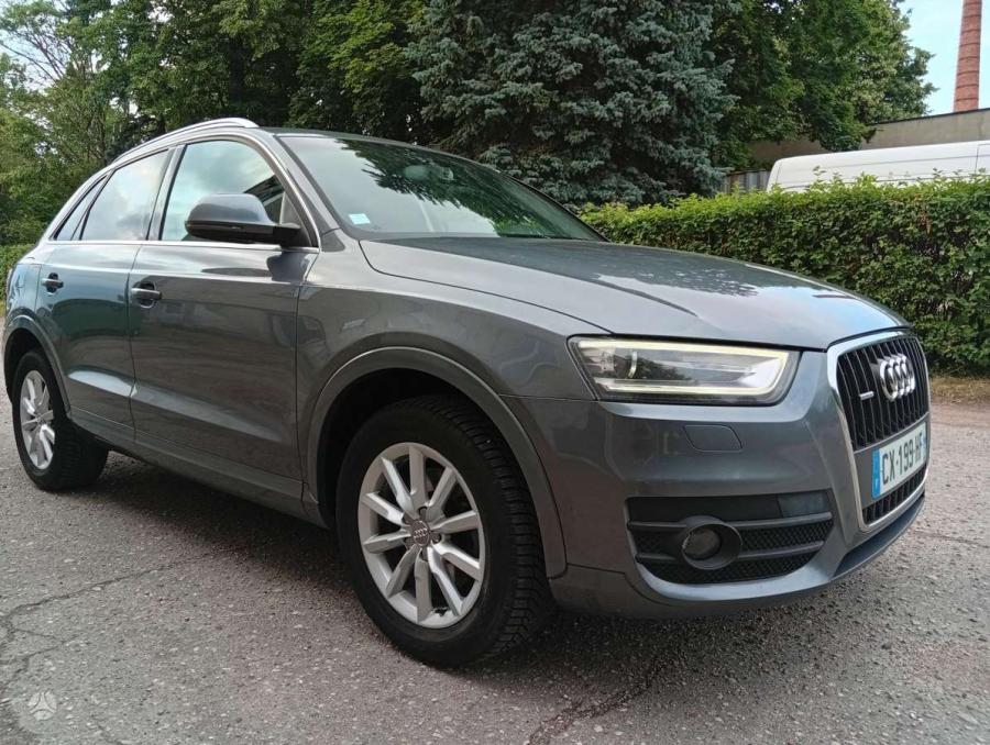 Grey Audi Q3 2013 in Jurbarkas, with an engine capacity of 1.97 L and mileage of 289 thousand km for 8950 €, photo 4 on AUTOMOTO.COM.LV