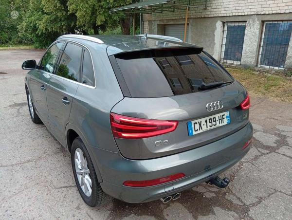 Pelēks Audi Q3 2013 Jurbarkas, ar dzinēja tilpumu 1.97 L un nobraukumu 289 tūkst. km par 8950 €, foto 9 vietnē AUTOMOTO.COM.LV