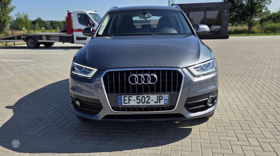 Pelēks Audi Q3 2013 Tauragė, ar dzinēja tilpumu 1.97 L un nobraukumu 183 tūkst. km par 9100 €, foto 3 vietnē AUTOMOTO.COM.LV