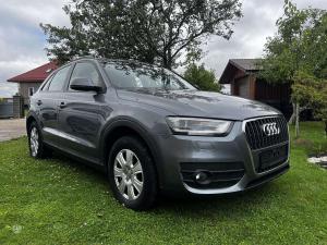 Pelēks Audi Q3 2013 Ukmergė, ar dzinēja tilpumu 1.97 L un nobraukumu 298 tūkst. km par 9150 €, foto  vietnē AUTOMOTO.COM.LV