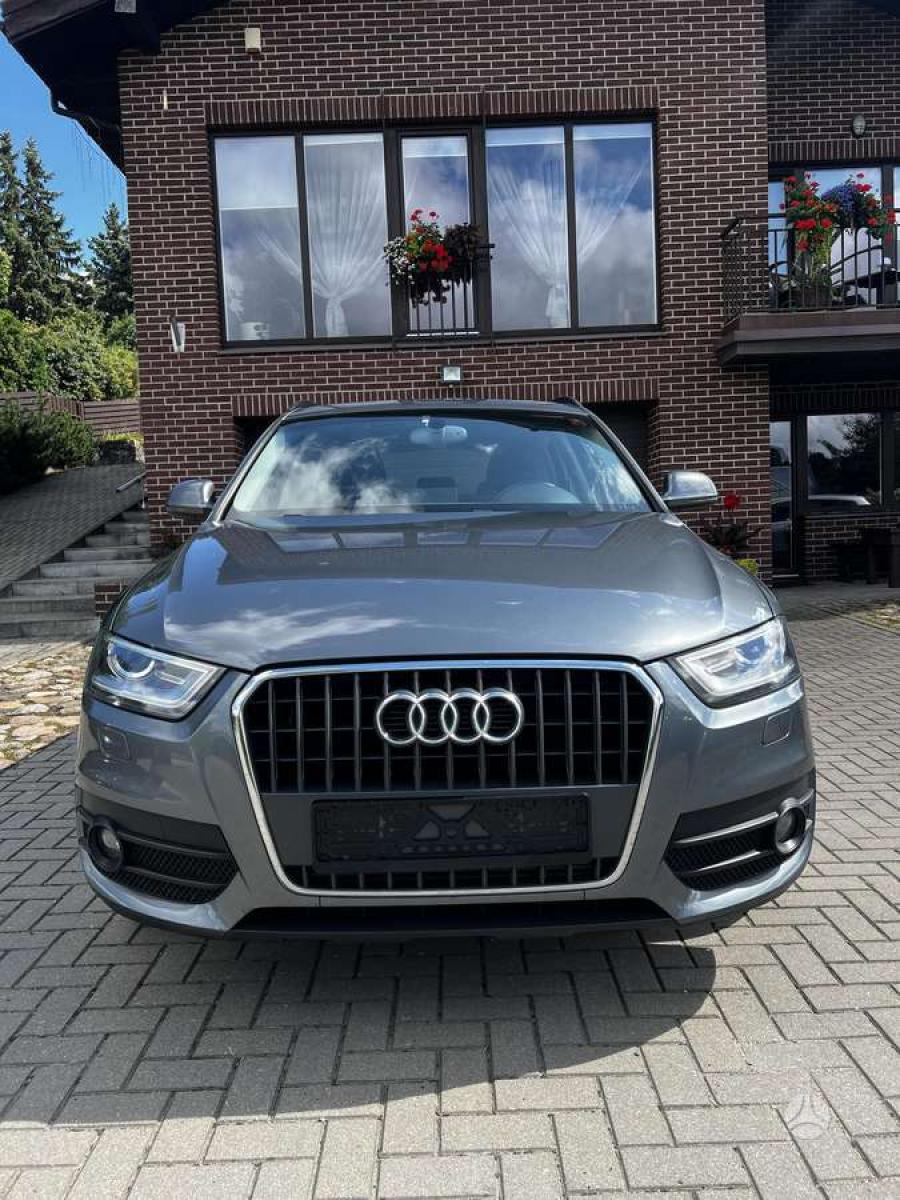 Grey Audi Q3 2013 in Ukmerge, with an engine capacity of 1.97 L and mileage of 298 thousand km for 9150 €, photo 7 on AUTOMOTO.COM.LV
