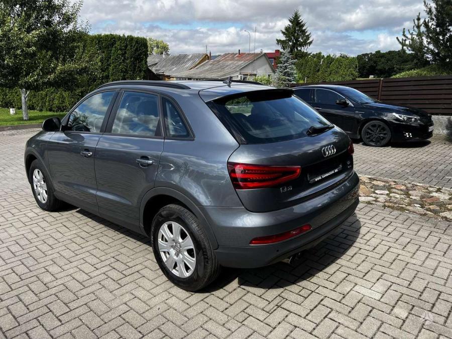 Grey Audi Q3 2013 in Ukmerge, with an engine capacity of 1.97 L and mileage of 298 thousand km for 9150 €, photo 10 on AUTOMOTO.COM.LV