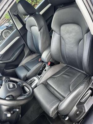 Grey Audi Q3 2013 in Ukmerge, with an engine capacity of 1.97 L and mileage of 298 thousand km for 9150 €, photo 15 on AUTOMOTO.COM.LV