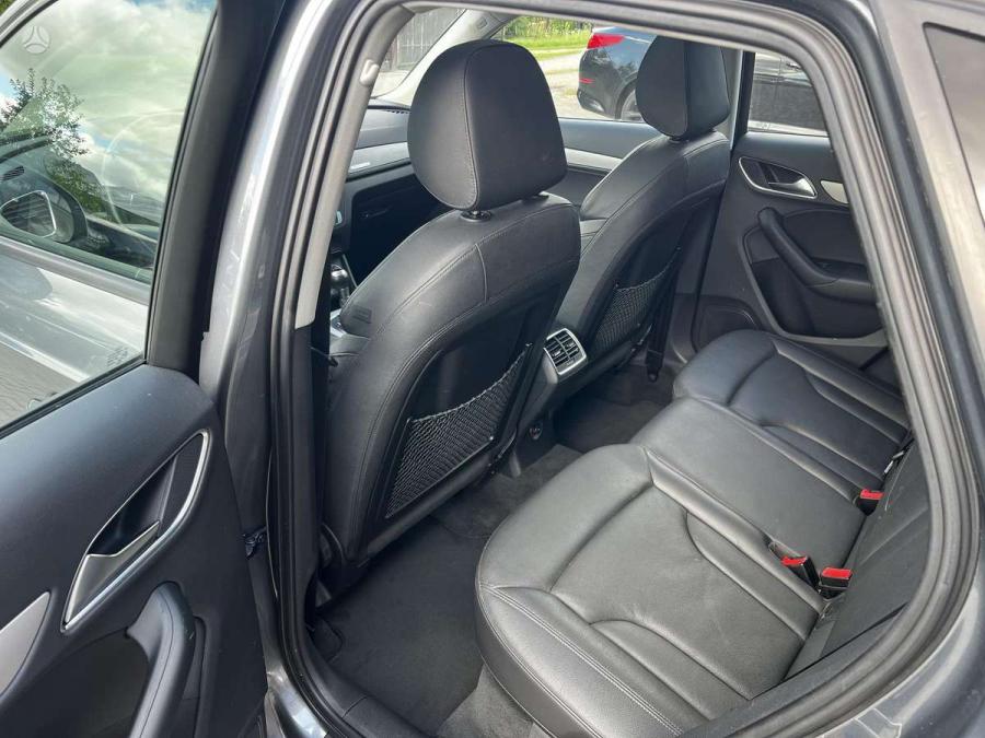 Grey Audi Q3 2013 in Ukmerge, with an engine capacity of 1.97 L and mileage of 298 thousand km for 9150 €, photo 21 on AUTOMOTO.COM.LV