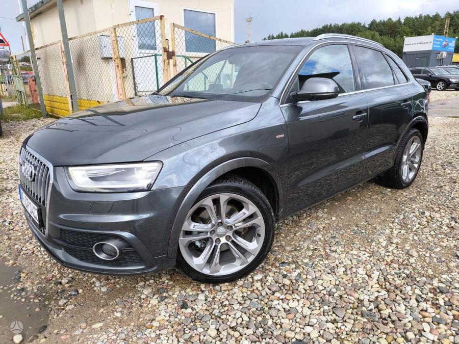 Grey Audi Q3 2013 in Vilnius, with an engine capacity of 1.97 L and mileage of 294 thousand km for 10900 €, photo 3 on AUTOMOTO.COM.LV