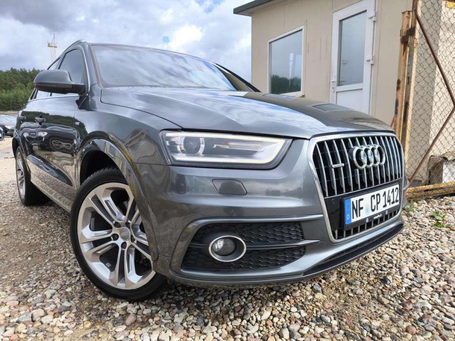 Grey Audi Q3 2013 in Vilnius, with an engine capacity of 1.97 L and mileage of 294 thousand km for 10900 €, photo 4 on AUTOMOTO.COM.LV