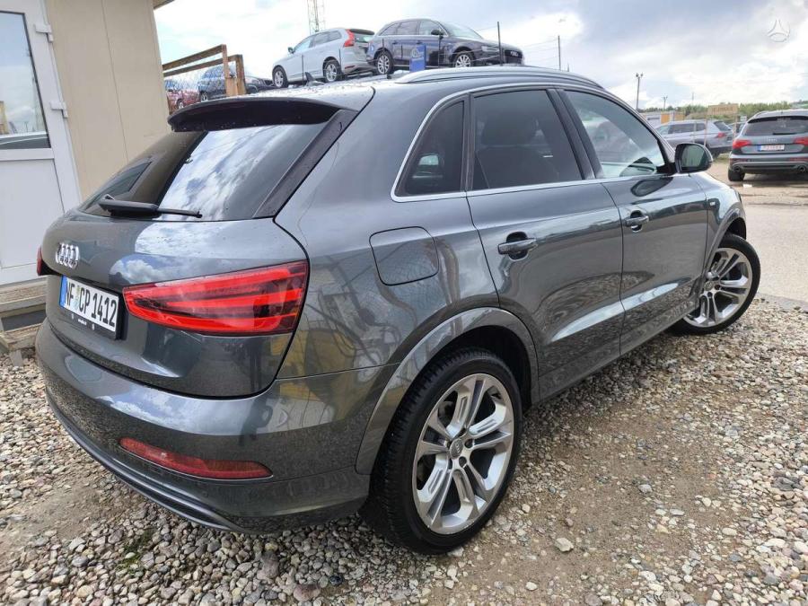 Grey Audi Q3 2013 in Vilnius, with an engine capacity of 1.97 L and mileage of 294 thousand km for 10900 €, photo 10 on AUTOMOTO.COM.LV