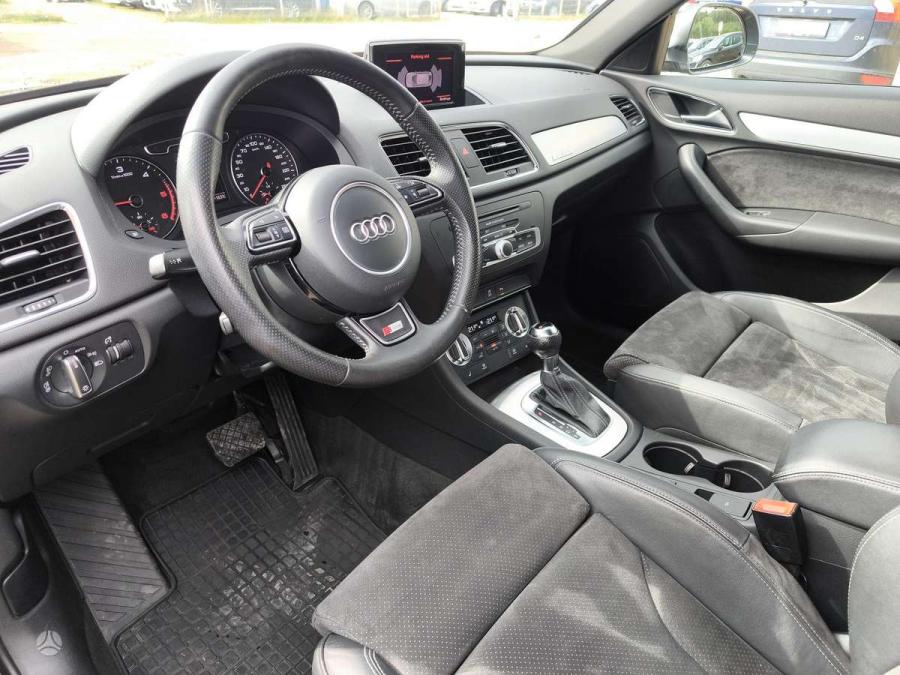 Grey Audi Q3 2013 in Vilnius, with an engine capacity of 1.97 L and mileage of 294 thousand km for 10900 €, photo 13 on AUTOMOTO.COM.LV
