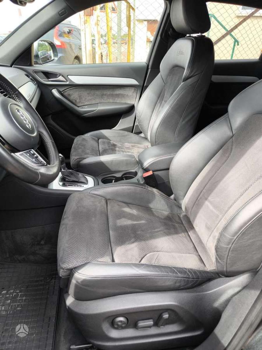 Grey Audi Q3 2013 in Vilnius, with an engine capacity of 1.97 L and mileage of 294 thousand km for 10900 €, photo 15 on AUTOMOTO.COM.LV