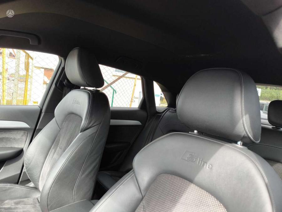 Grey Audi Q3 2013 in Vilnius, with an engine capacity of 1.97 L and mileage of 294 thousand km for 10900 €, photo 16 on AUTOMOTO.COM.LV