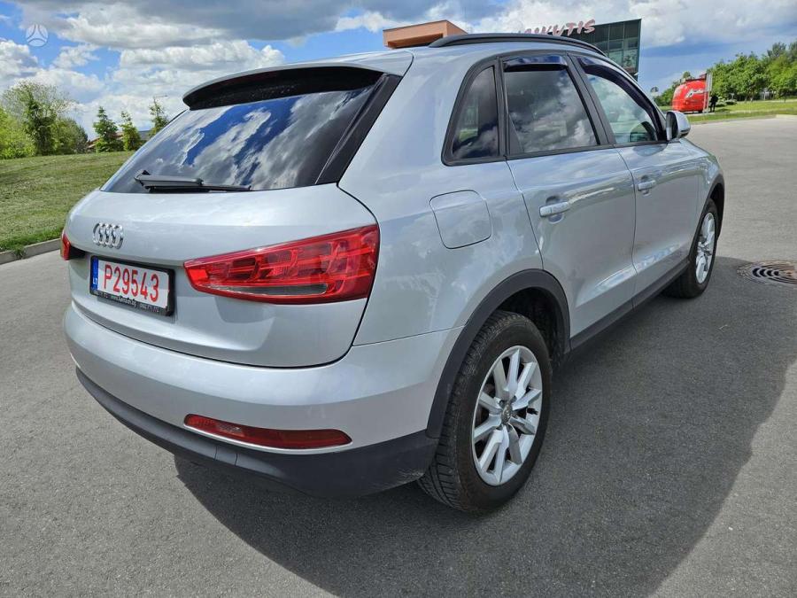 Grey Audi Q3 2013 in Panevezys, with an engine capacity of 1.97 L and mileage of 241 thousand km for 8550 €, photo 5 on AUTOMOTO.COM.LV