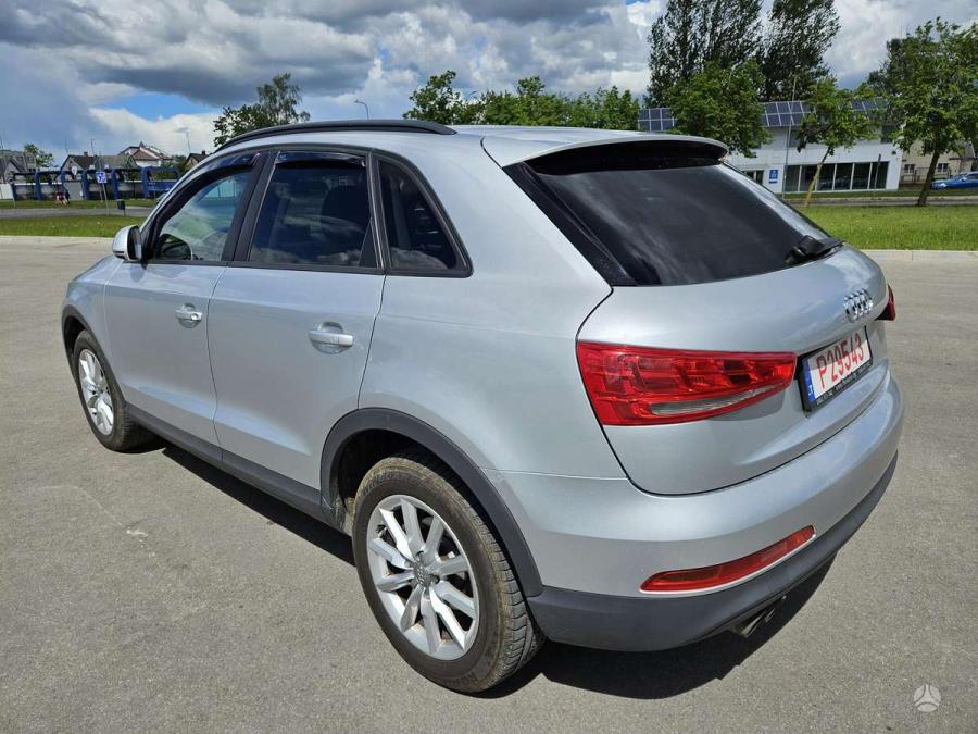 Grey Audi Q3 2013 in Panevezys, with an engine capacity of 1.97 L and mileage of 241 thousand km for 8550 €, photo 7 on AUTOMOTO.COM.LV