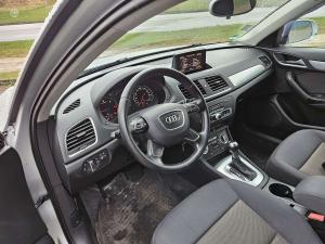 Grey Audi Q3 2013 in Panevezys, with an engine capacity of 1.97 L and mileage of 241 thousand km for 8550 €, photo 13 on AUTOMOTO.COM.LV