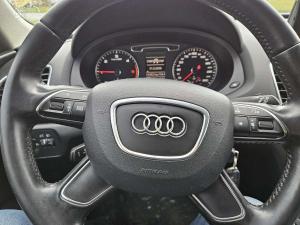 Grey Audi Q3 2013 in Panevezys, with an engine capacity of 1.97 L and mileage of 241 thousand km for 8550 €, photo 16 on AUTOMOTO.COM.LV