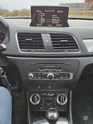 Grey Audi Q3 2013 in Panevezys, with an engine capacity of 1.97 L and mileage of 241 thousand km for 8550 €, photo 17 on AUTOMOTO.COM.LV