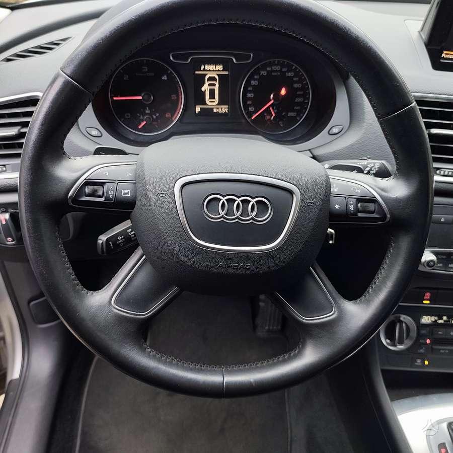 Grey Audi Q3 2014 in Marijampole, with an engine capacity of 1.97 L and mileage of 118 thousand km for 10600 €, photo 9 on AUTOMOTO.COM.LV