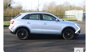 Grey Audi Q3 2014 in Raseiniai, with an engine capacity of 1.97 L and mileage of 230 thousand km for 3900 €, photo 2 on AUTOMOTO.COM.LV