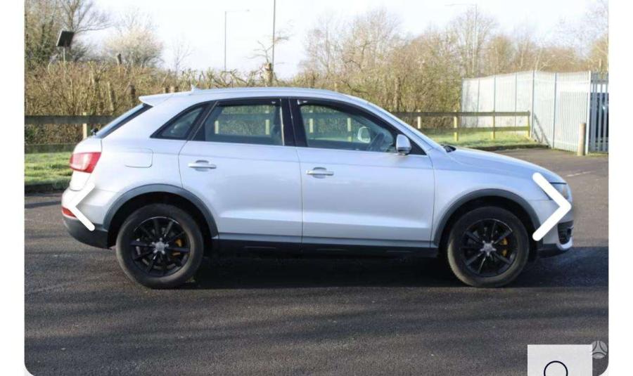 Grey Audi Q3 2014 in Raseiniai, with an engine capacity of 1.97 L and mileage of 230 thousand km for 3900 €, photo 2 on AUTOMOTO.COM.LV