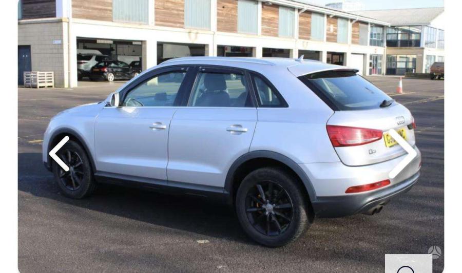 Grey Audi Q3 2014 in Raseiniai, with an engine capacity of 1.97 L and mileage of 230 thousand km for 3900 €, photo 6 on AUTOMOTO.COM.LV